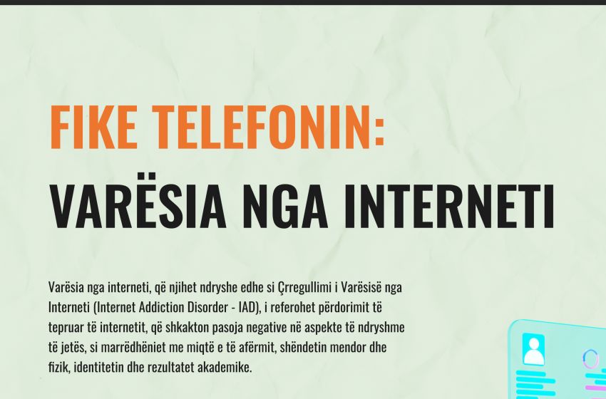 Fike telefonin: Varësia nga interneti - EMI-MIL